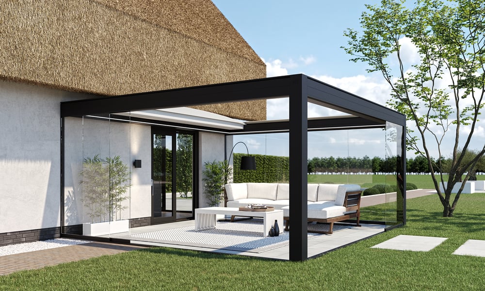 Tuinkamer met doek - Geniet het hele jaar van buiten | Artino