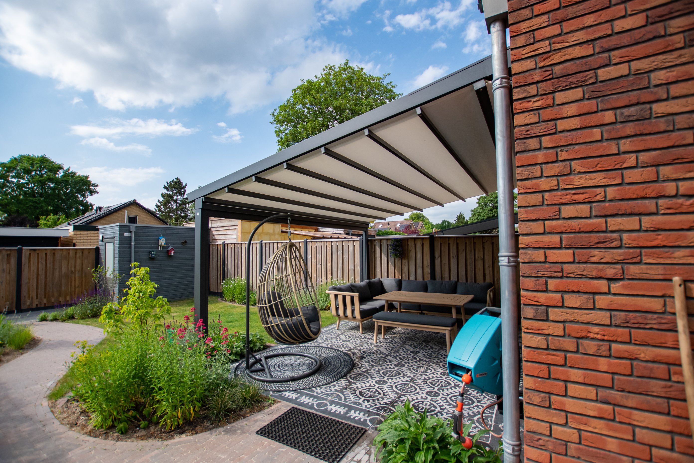 Terrasoverkapping met doek - Elk seizoen genieten | Artino